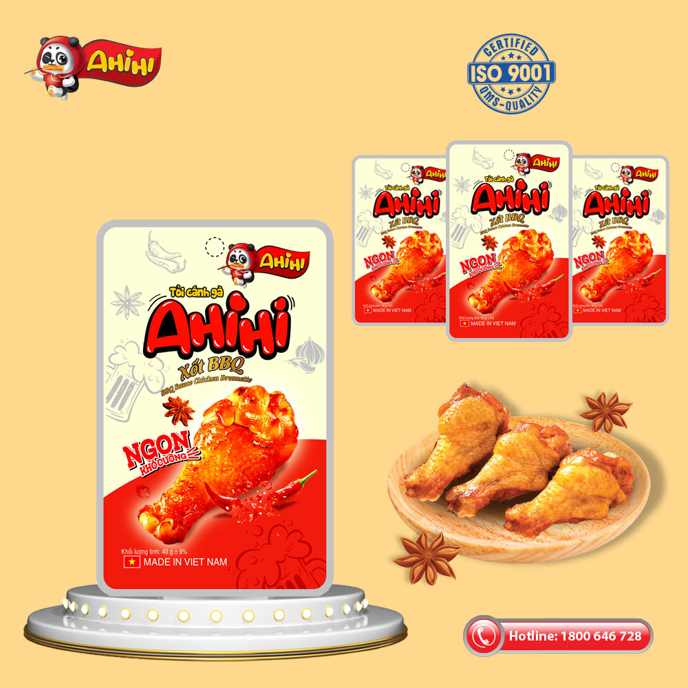 TỎI CÁNH GÀ XỐT BBQ AHIHI - Anvatngon.co